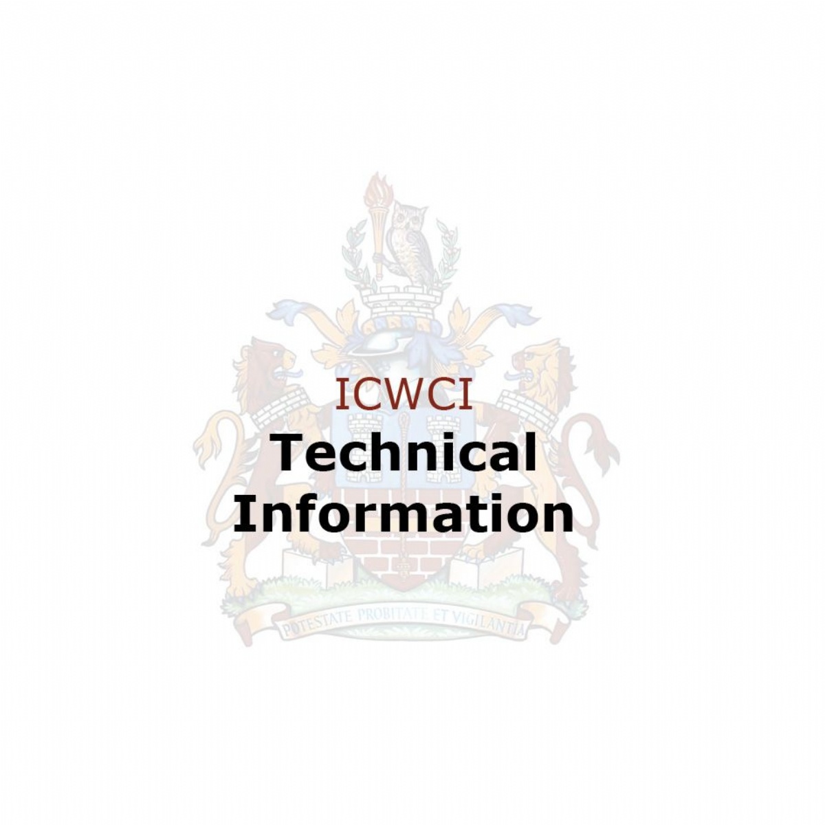 The Institute of Clerks of Works and Construction Inspectorate - Restricted
